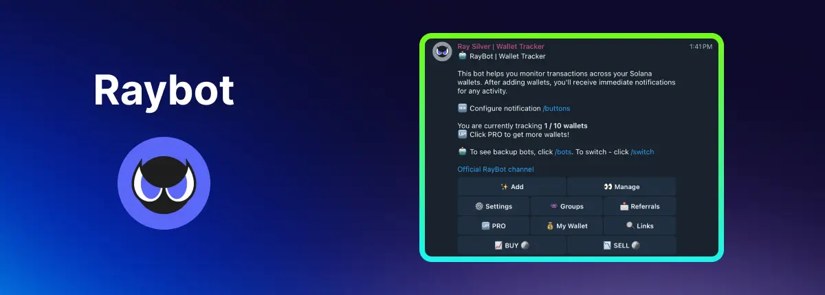 Raybot Solana — Solana Geek